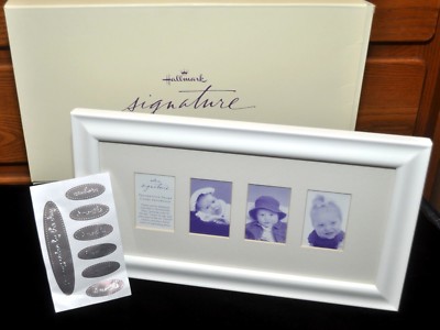 Hallmark Signature Progressive Baby Frame 15.75" x 8.5" White Wood ...