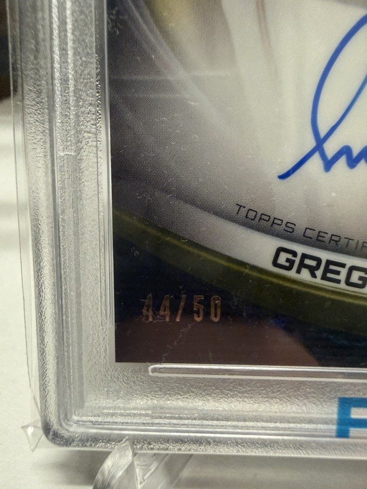 2022 Topps Chrome Black Greg Maddux Gold Mini Diamond Auto /50 PSA 10 ...