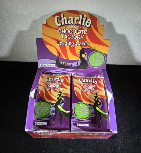 Charlie And The Chocolate Factory Trading Cards - Lot of 17 Sealed ...