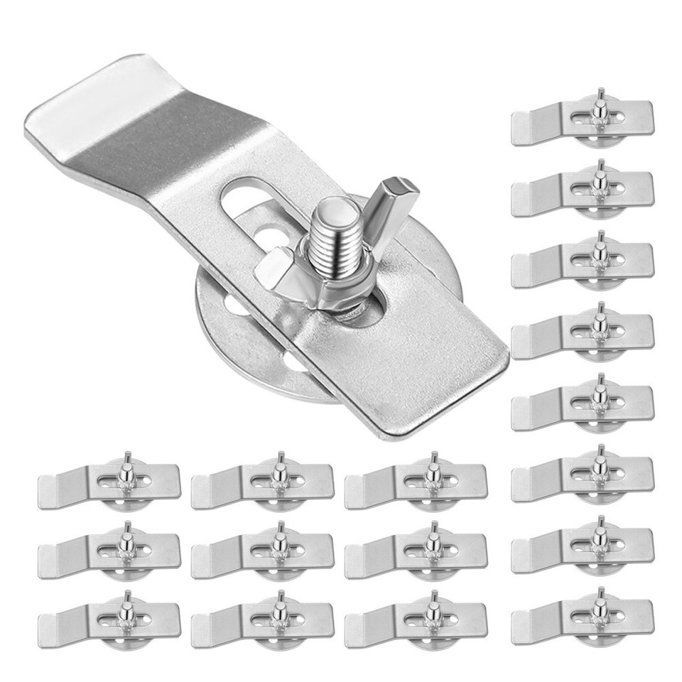 20 Pcs Undermount Sink Clips Stainless Steel Sink Brackets Installation ...