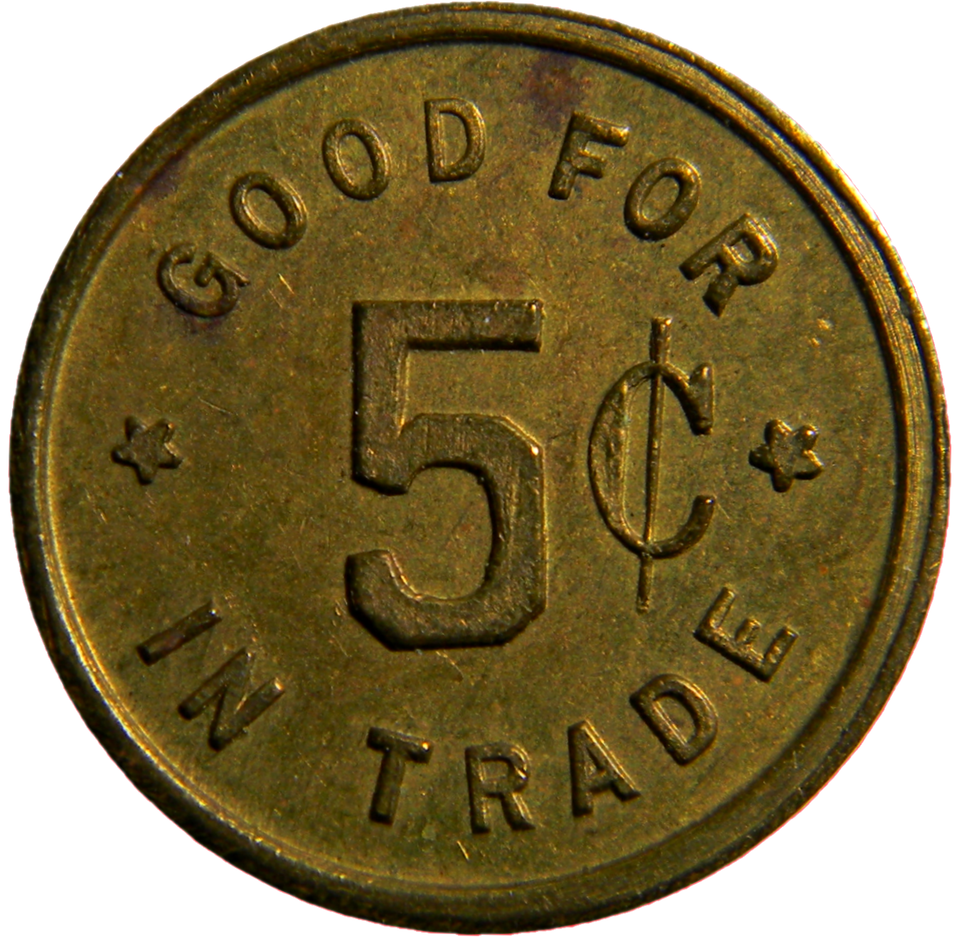 Neah Bay, Washington 5¢ T. BERG Lumber Token (05138) | eBay