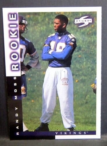 Randy Moss RC 1998 Panini Score ROOKIE Card#235!Vikings WR RC GOAT HOF ...