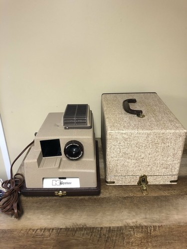 Vintage Keystone Camera Co K-300 Slide Projector Case Box Manual 2x2 ...
