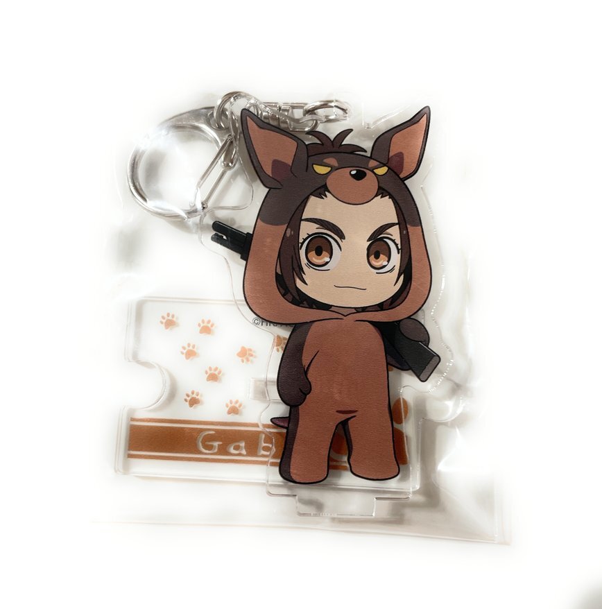 Attack on titan - animarukko Acrylic Keychain with stand - Levi Eren ...