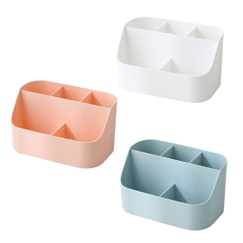 Desk Organizer Pen Holder Pencil Phone Sticky Note Tray Office ...