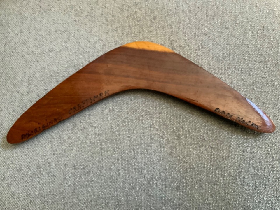 Aboriginal Australia 10” Boomerang Handcrafted By Don Nolan | eBay