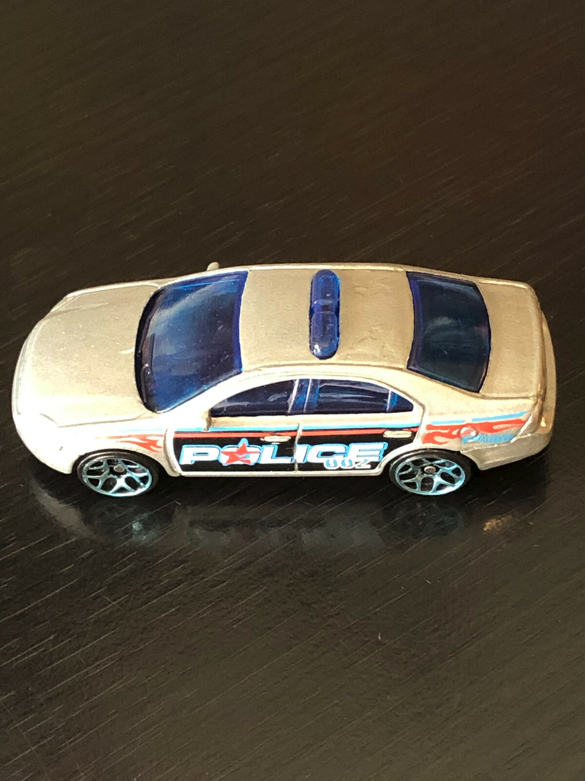Mattel Diecast Toy Vehicles Hot Wheels Ford Fusion Police Car Gray ...