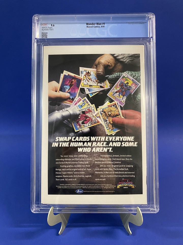 Wonder Man #1 CGC 9.6 (NM+) WP First Solo Series Marvel 1991 MCU KEY 🔑 ...