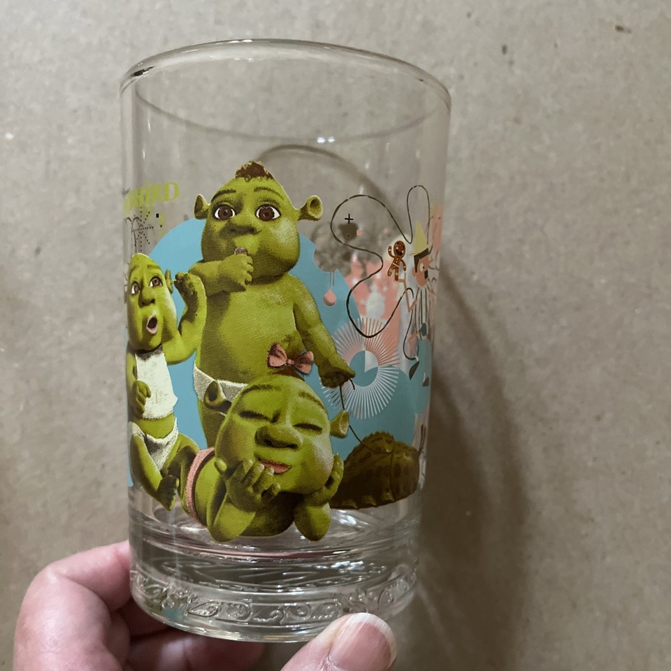 McDonald's Shrek the Third Collector's Glass with Shrek, Donkey, and ...