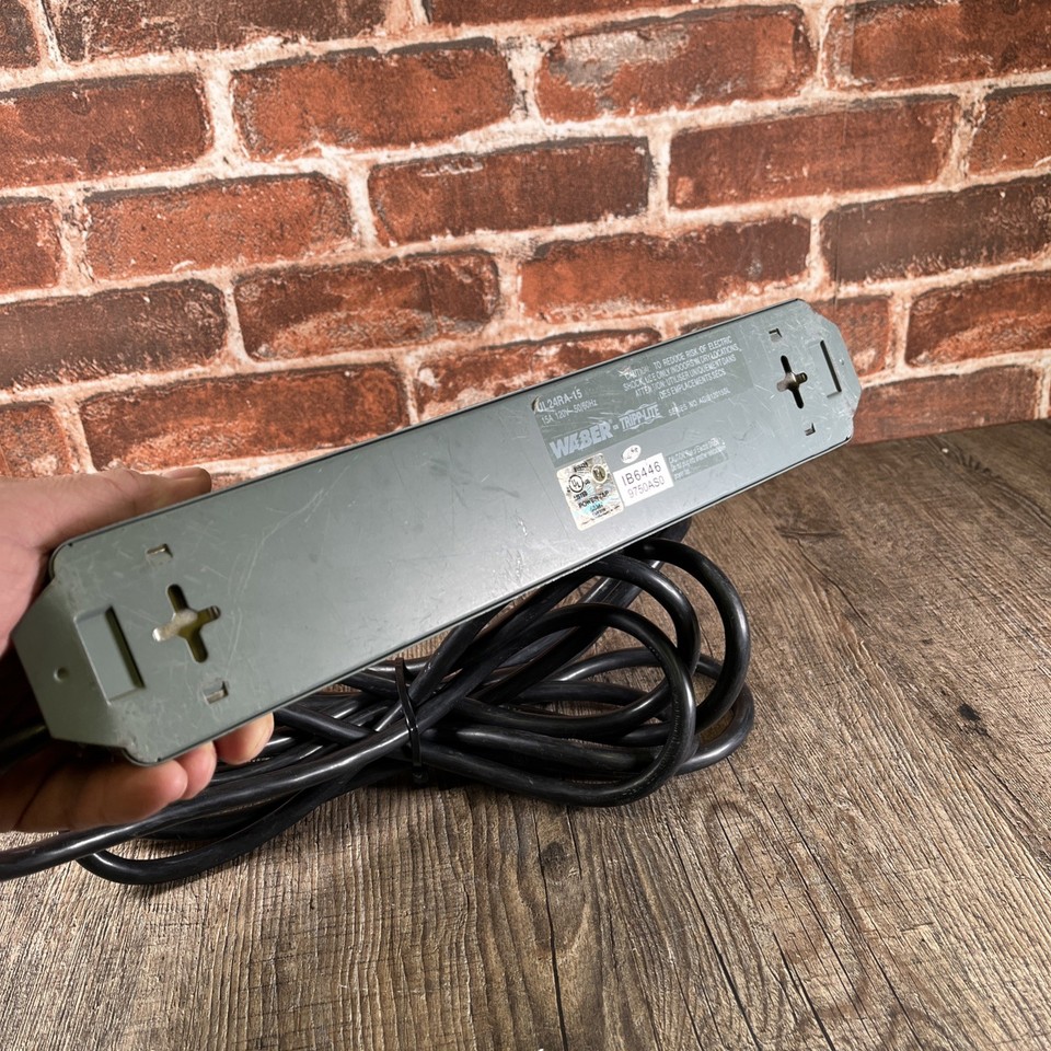 Tripp Lite Waber UL24RA-15 Industrial Power Strip 6 Outlets 15ft Cord ...