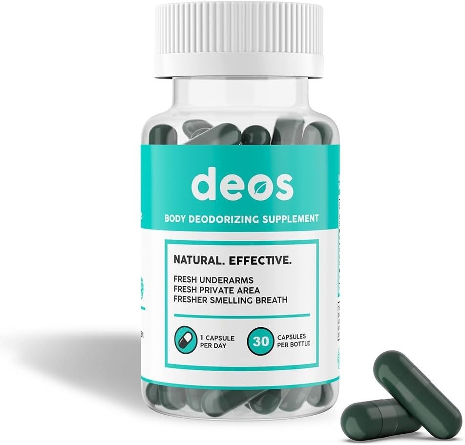 DEOS Internal Deodorant Supplement – DEOS Full Body Deodorizer 30 ...