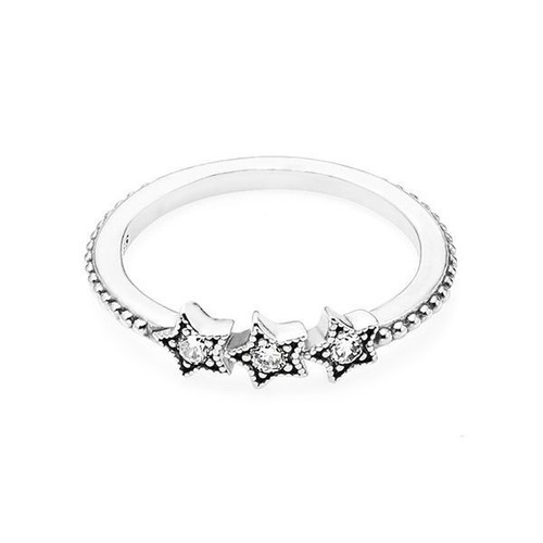 Pandora Celestial Star Silver Ring 198492C01 33307802 | eBay Australia