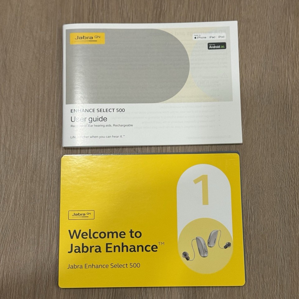 Jabra Enhance Select 500 OTC Hearing Aids Bluetooth Rechargeable | eBay