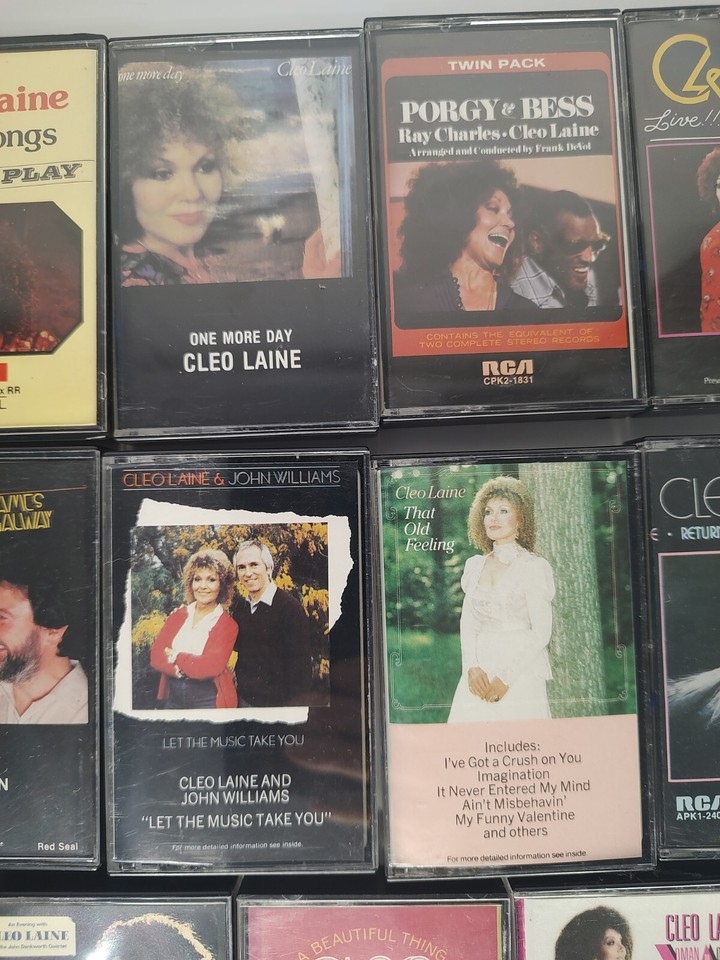 Rare Lot of 14 Cleo Laine Cassette Tapes Jazz Music | eBay
