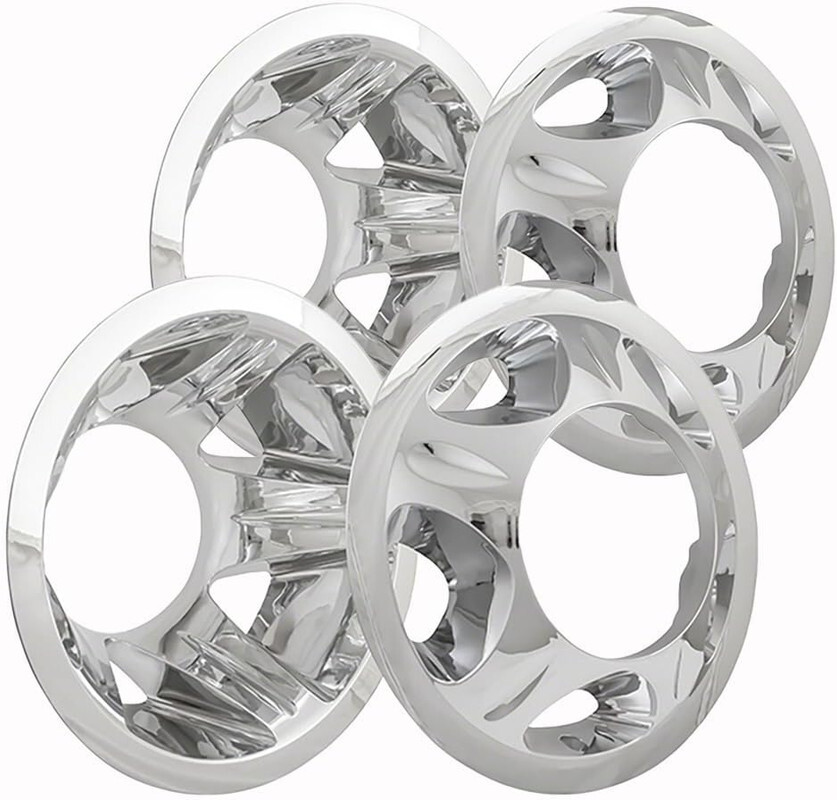 Set of 4 Chrome ABS 17 inch Wheel Simulators fits 08-10 Chevrolet ...