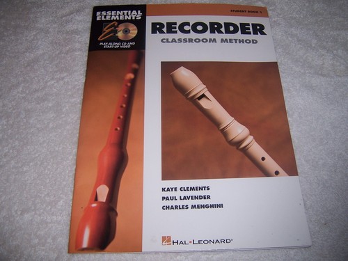 Recorder Classroom Method - Student Book 1 with CD Kaye Clements Hal ...