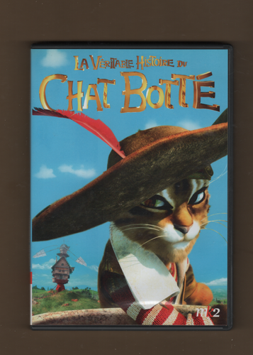 dvd animation 'LA VERITABLE HISTOIRE DU CHAT BOTTE' J. DESCHAMPS M ...