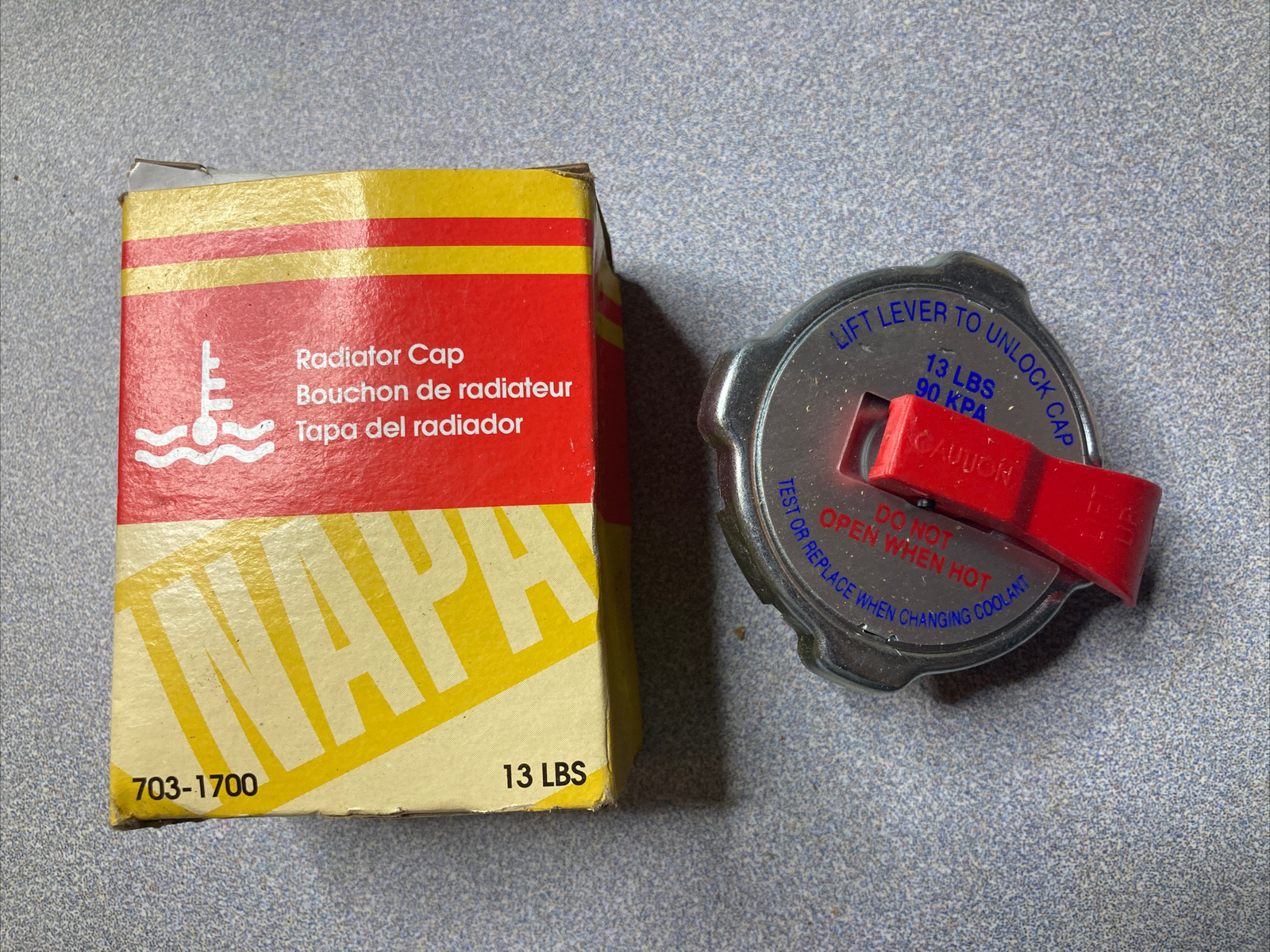 NAPA 7031700 Radiator Cap Safety Type for sale online | eBay