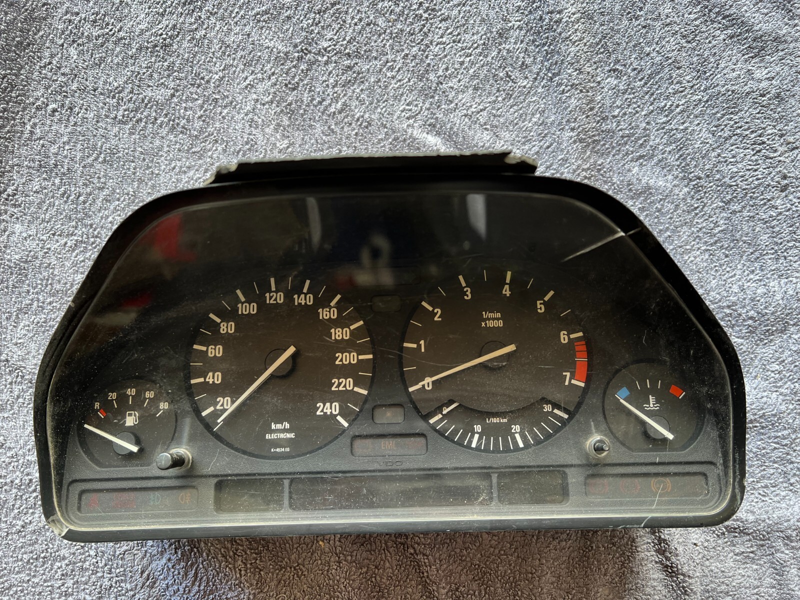 BMW 5 series E34 Petrol instrument cluster speedo dashboard | eBay