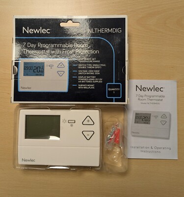 NEWLEC - NLTHERMDIG Single Channel 7 Day Programmable Room Stat | eBay UK