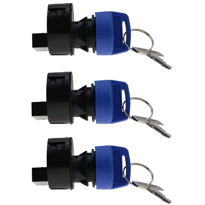 3X Ignition Key Switch 86405634 For New Holland Tractor TC35 TC35D ...