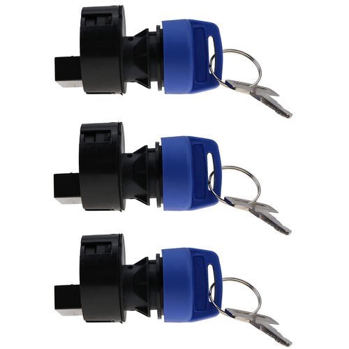 3X Ignition Key Switch 86405634 For New Holland Tractor TC35 TC35D ...