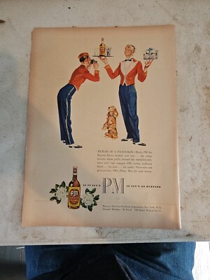 1948 PM Deluxe Whiskey Vintage Magazine Ad | eBay