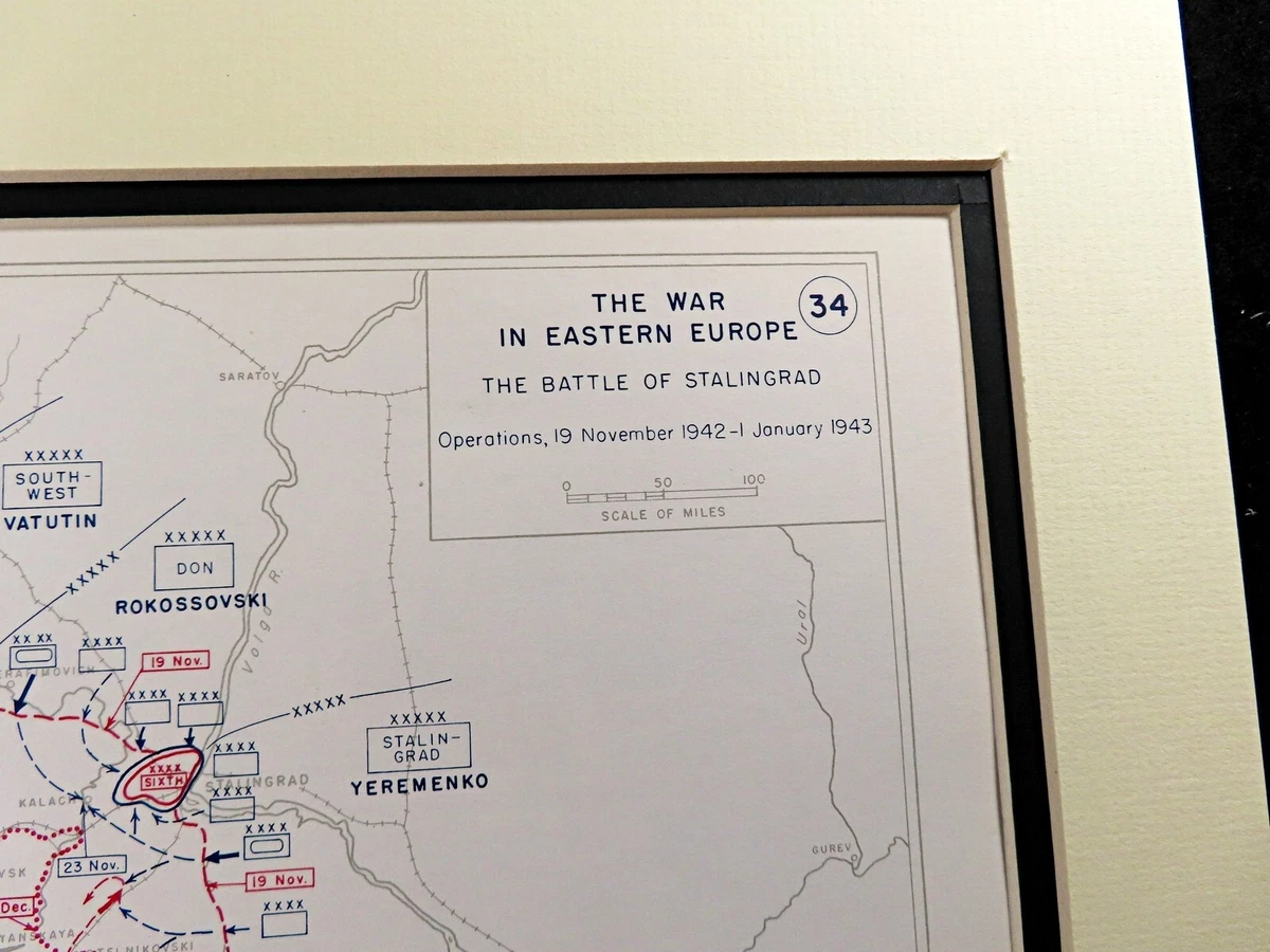 Battle Of Stalingrad Ww2 Map