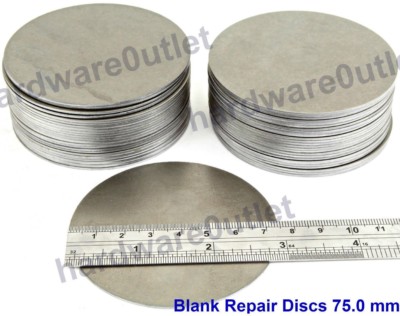 75mm Dia Mild Steel Blank Round BLANK DISCS Car Repair Welding Practice ...