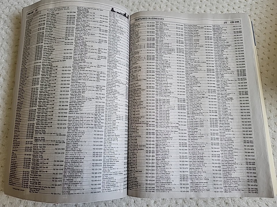 NEW The Real Yellow Pages LAS VEGAS NEVADA Phone book September 2024 | eBay