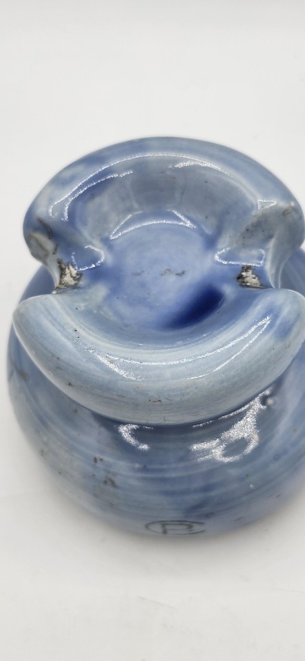 Vintage CP Canada Porcelain Railroad Insulator - Blue Porcelain | eBay