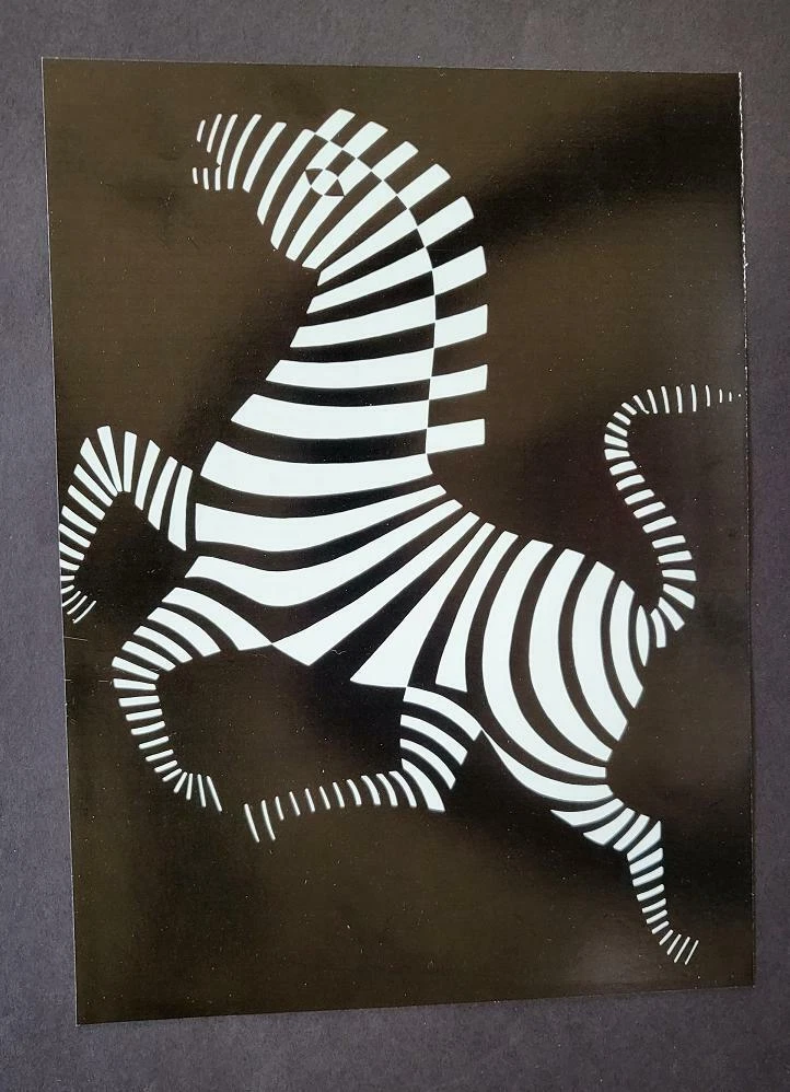 Op Art Victor Vasarely Zebra
