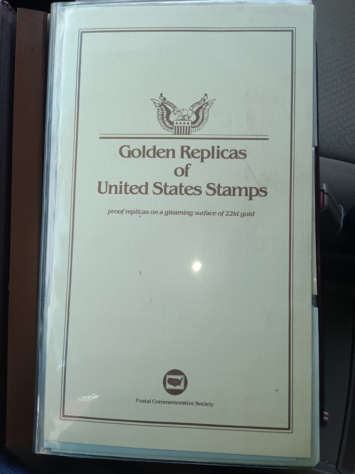 Golden Replicas Of United States Stamps.Proof Replicas Of 22kt Gold | eBay