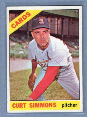 1966 Topps #489 Curt Simmons EX GO140 | eBay