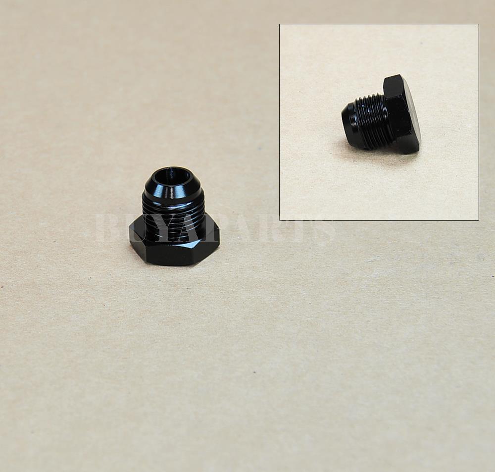4 pieces Black AN8 8 an 8AN -8an Male End Plug Fitting Straight Adapter ...