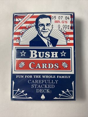President George W Bush Playing Cards Poker Size BUSH CARDS SEALED | eBay
