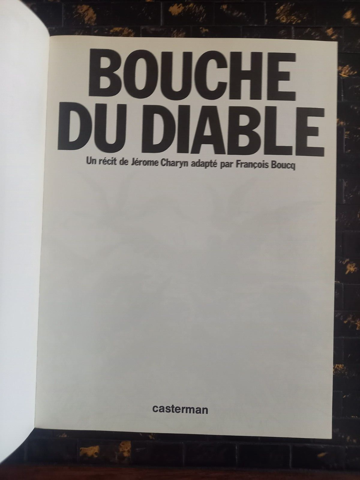 BOUCHE DU DIABLE - Charyn & Boucq - 1990 - BANDE DESSINÉE - E.O. | eBay