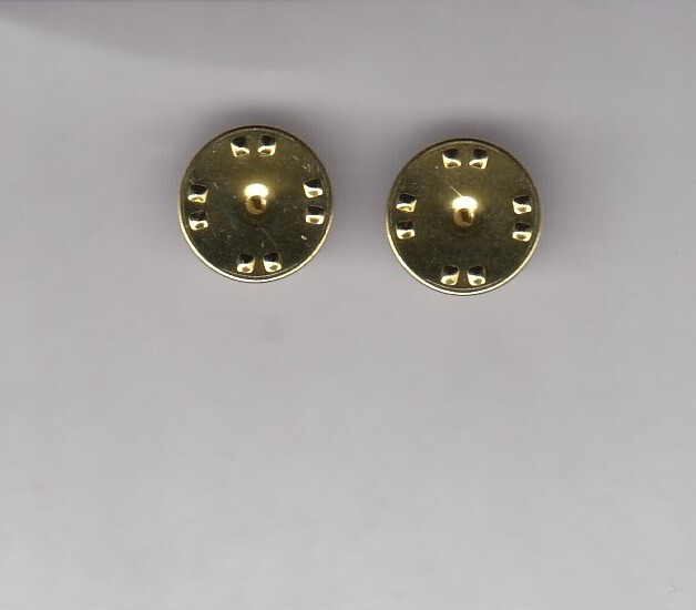 US Army CPT CAPTAIN O-3 rank uniform ~1" badge single clutchback c/b U ...