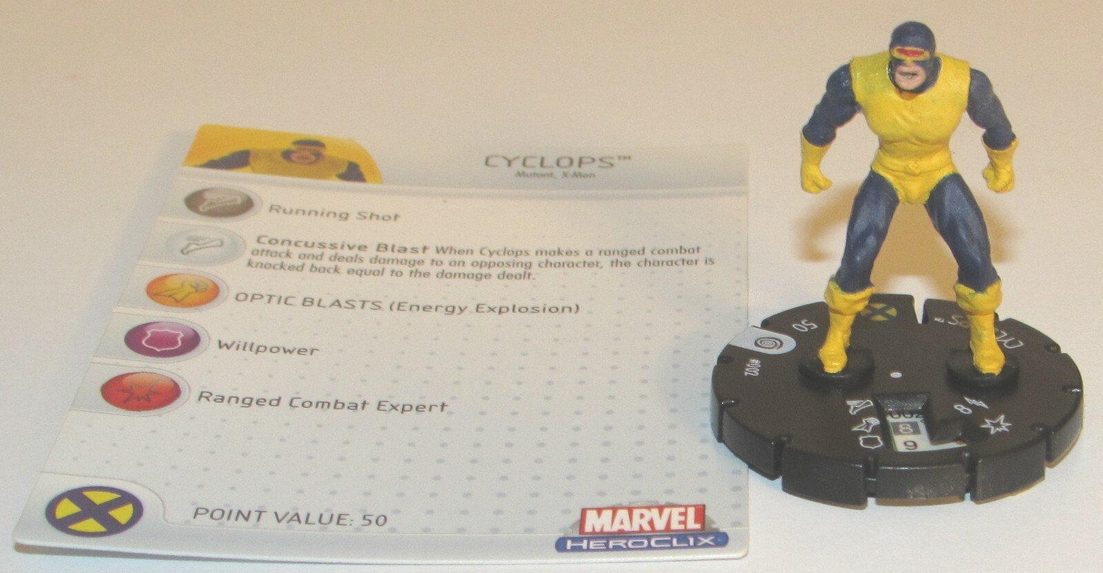 CYCLOPS 002 Mutations and Monsters Marvel HeroClix | eBay