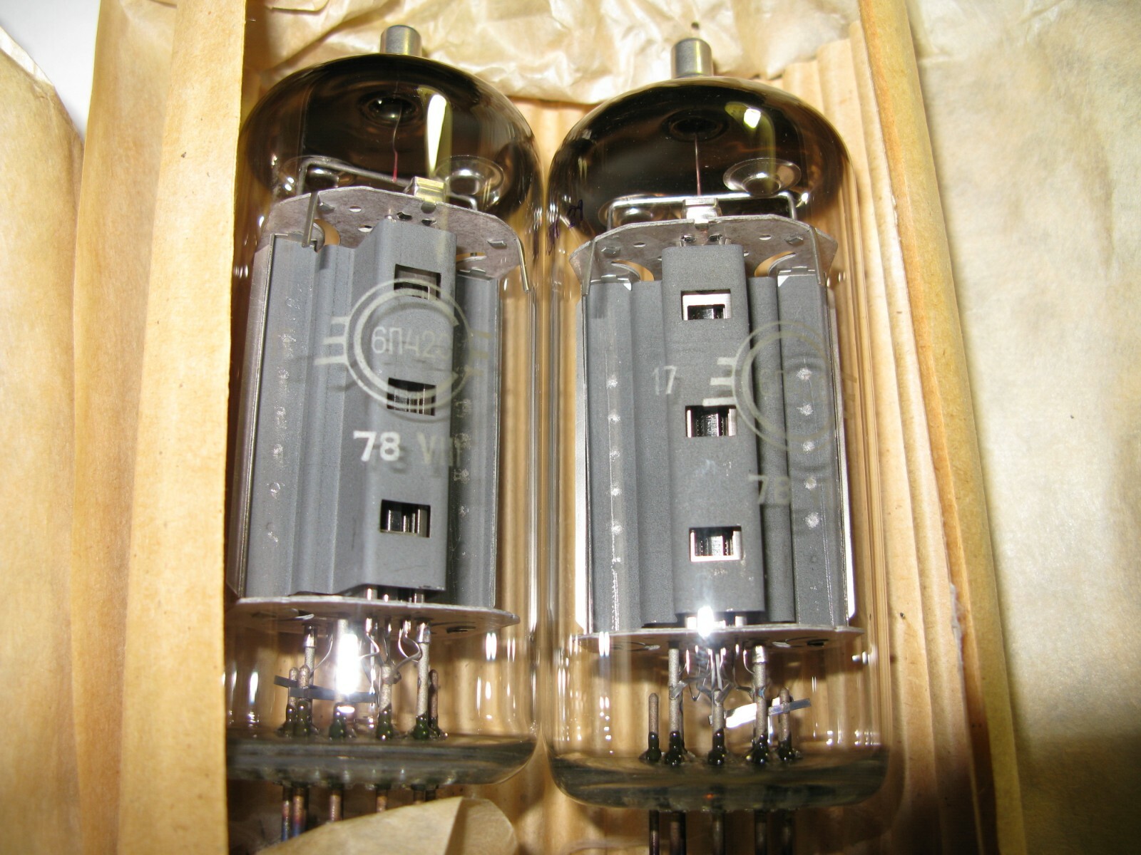 NOS pair 6P42S same date 1979 OTK EL509 6KG6 6P45S 2pcs or more | eBay