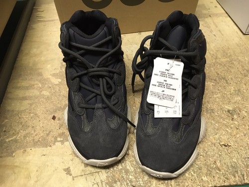 DS MENS Adidas YEEZY YZY 500 HIGH FW4968 SLATE NAVY SZ 4.5 AUTHENTIC | eBay
