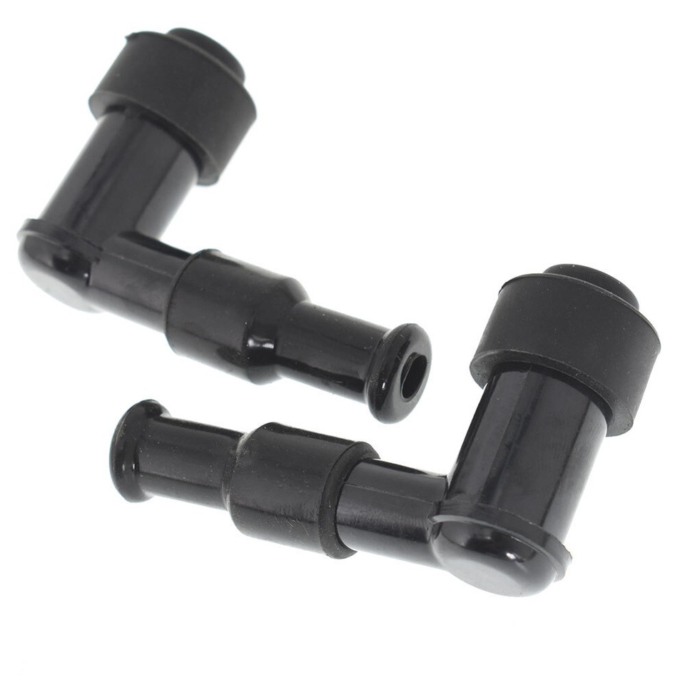 90 Degree Spark Plug Boot Cap Cover Resistor For Snowmobile ATV ...