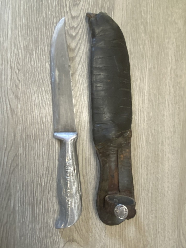 Rare Murphy Combat Jr WWII Fixed Blade W/ Sheath USA | eBay