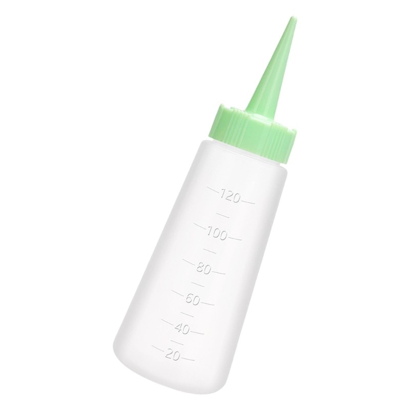 120ml Hair Oil Applicator Bottle with Clear Scale Needle Nosed Bottle ...