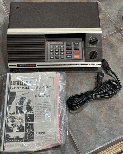 Vintage Bearcat BC-210XW Scanner Tested And Needs programmed | eBay