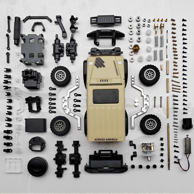 LDARC X43 Crawler RC Car w/ Controller 1:43 Simulation Frame Full 4WD ...