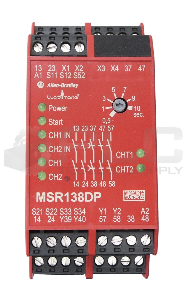 ALLEN BRADLEY MSR138DP /B GUARD MASTER 24V AC/DC 6A 440R-M23147 | eBay