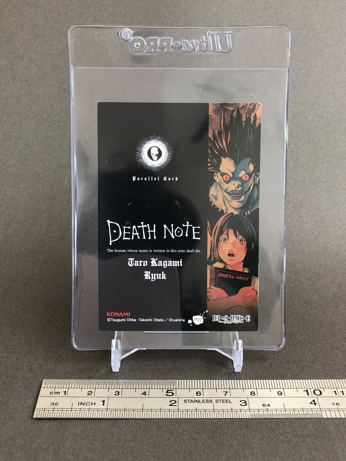 Death Note Trading Card Holo P27 Japanese KONAMI Shueisya Japan Takeshi ...