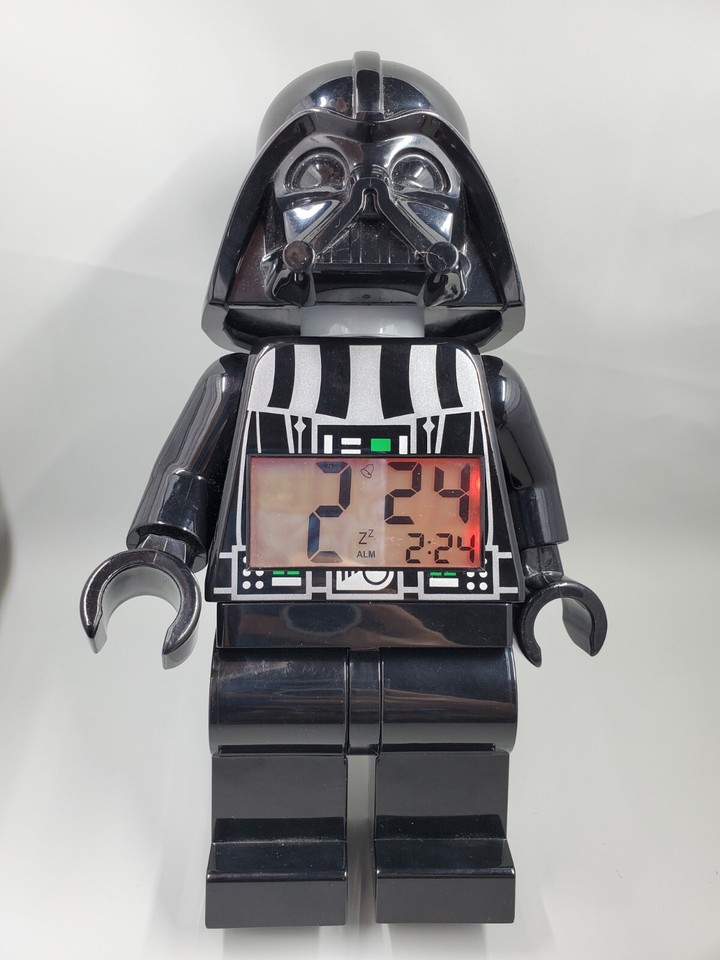 Lego STAR WARS Darth Vader Digital Battery Operated Alarm Clock Figure ...