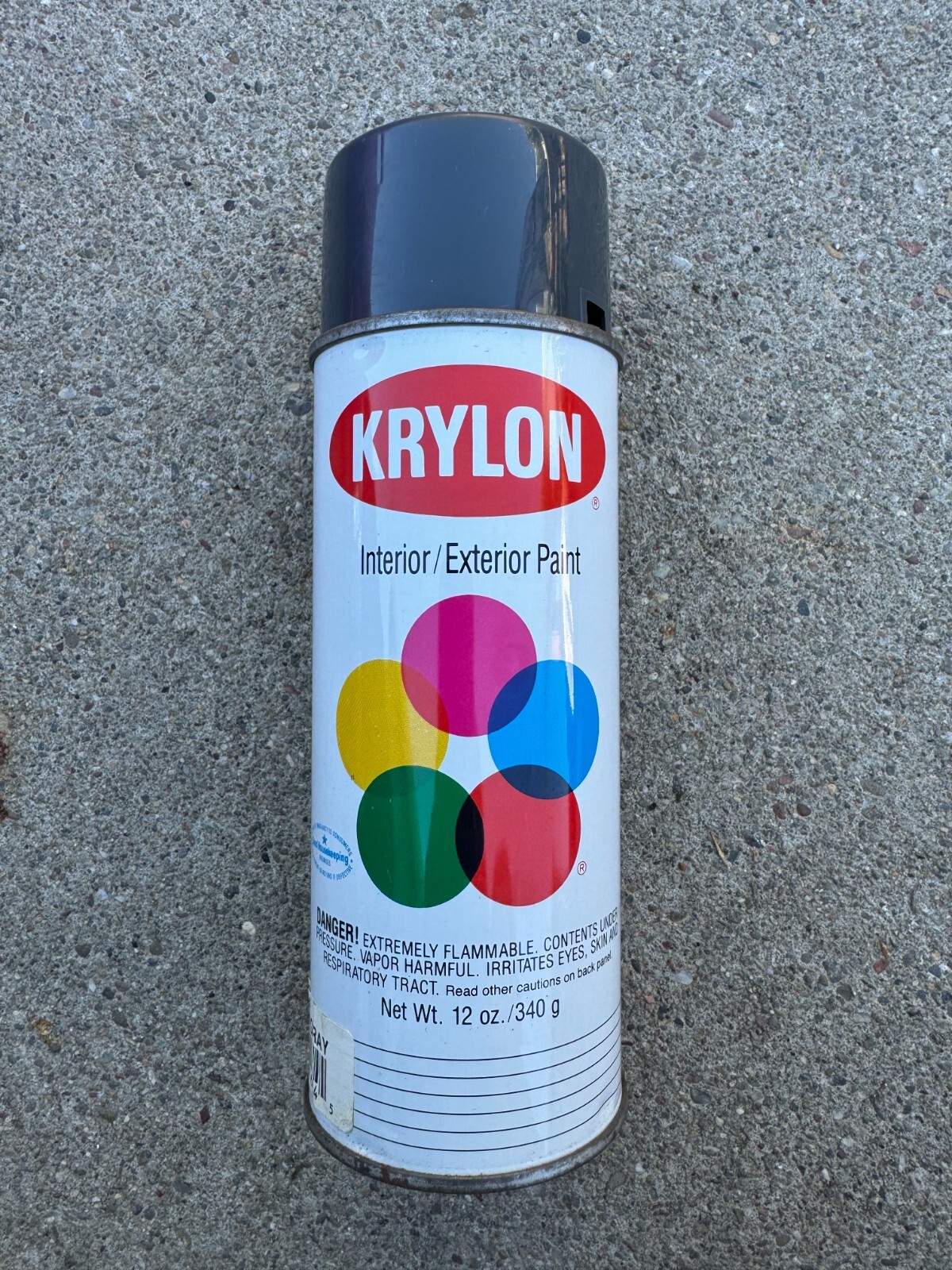 Krylon Industrial K01604A07 Spray Paint Shadow Gray Gloss for sale ...